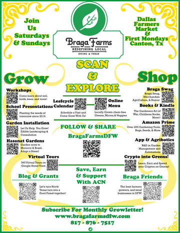 Freshest Greens in Dallas | Braga Farms DFW | Shop - Learn - Grow